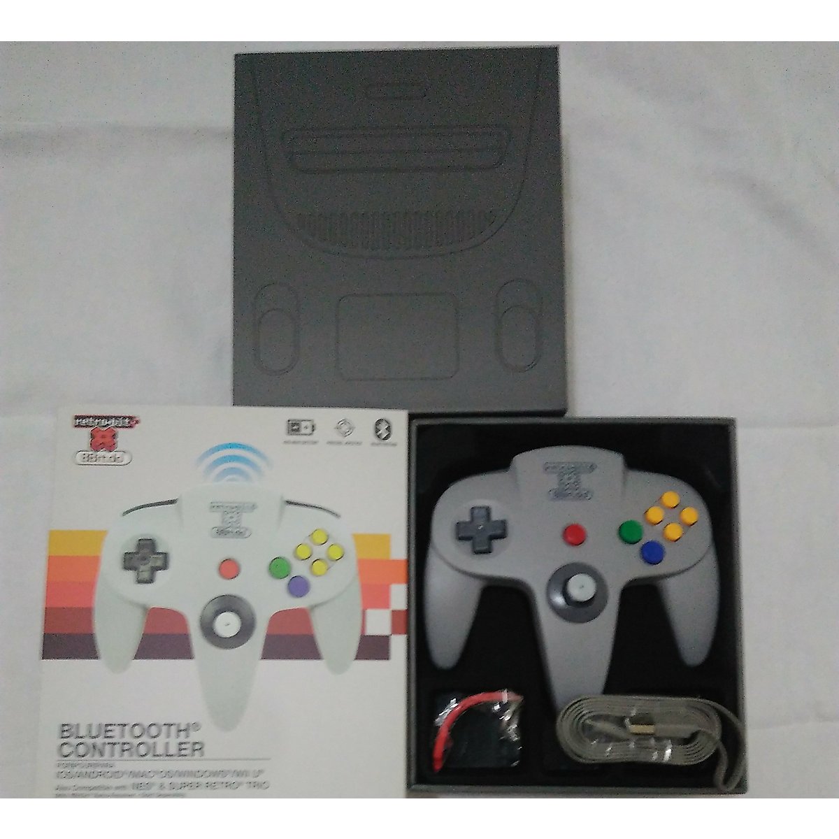 Retro - Bit 8Bitdo RB8-64 Wireless Bluetooth N64 Styled Controller for iOS, Android, PC, Mac, Linux