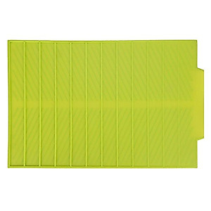 Dish Drying Mat, 15.35* 9.84inch Heat resistant Silicone Mat for Kitchen Counter, Slip Resistant Silicone Quick Dry Pad for Washing Dishes(Green)