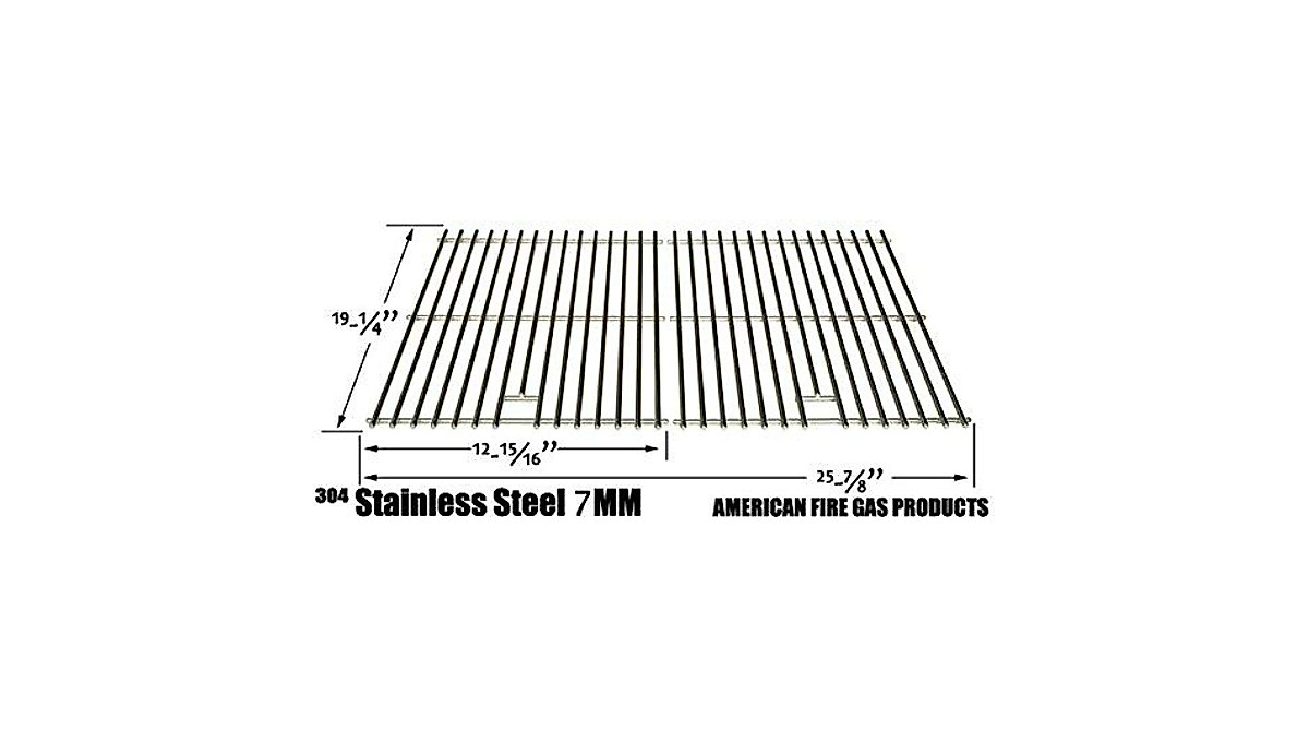 Jenn Air Grill Parts Kit 720-0163 - Cast Burners & Stainless Steel Grates