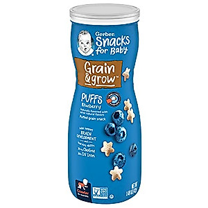 Gerber Graduates Puffs - Blueberry - 1.48 oz - 3 pk
