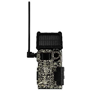 SPYPOINT Link-Micro-S-LTE Nationwide IR Rechargable Battery Solar Panel Cellular Trail Camera with SB-300s Lock Box and Python Cable (Trail Camera, Steel Box, Locking Cable)