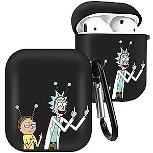 JoySolar for Airpods 1/2 Case Cute Cartoon Cool Unique Silicone Cases for Apple Airpod Air Pods 1st and 2nd Gen Cover Kawaii Fun Funy Design Soft IMD Shell for Girls Boys Girly (Friendly Gestures)