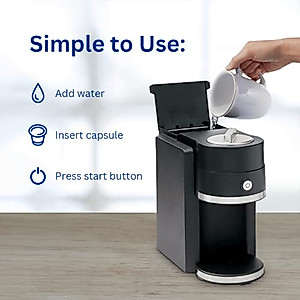 Cafe Valet Single Serve Coffee Maker Compatible with K-Cup Pods, Versatile for Home, Office, Dorm, Barista