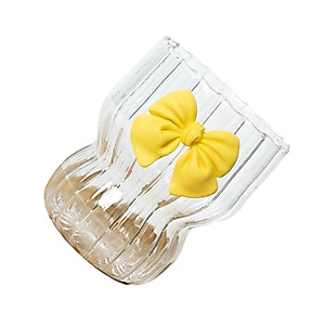 MINGMU Small Glass Cup Practical Coffee Cup Versatile Glass Milk Cup Fashionable Drinking Utensils Suitable For Daily Use Glass Cup For Home And Office, Pink