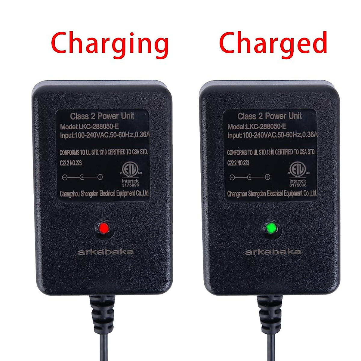 24V Charger for Ride on Toys, 24 Volt Battery Charger for Ride on Car SUV Car Ride-Ons Accessories