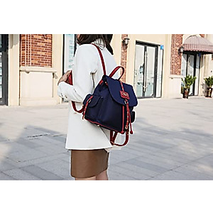 MKF Backpack Purse for Women & Girls – Nylon Top Handle Bag Lady Fashion Travel Pocketbook – Roomy Daypack Paula Charcoal Grey