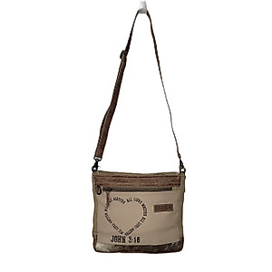 "All Lives Matter" John 3:16 Stylish Shoulder Bag - Canvas & Leather