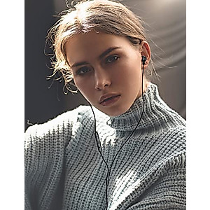 Type C Earphones for S23 Ultra, USB C Headphone Wired HiFi Stereo Dual Layer Ear Tips Noise Canceling Magnetic Earbuds with Microphone for Samsung Galaxy S22 Plus S21 FE Google Pixel 7 Pro OnePlus 11