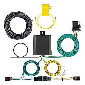 CURT 56374 Vehicle-Side Custom 4-Pin Trailer Wiring Harness, Fits Select Volkswagen Golf R , Black