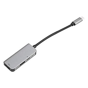 Docking Station 3 in 1 Type‑C to HDMI Hub Durable Easy to Carry Good Performance Portable for Computer