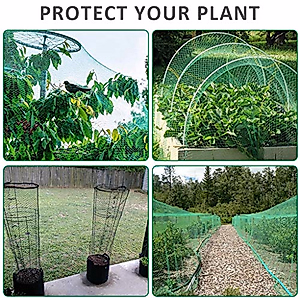 Bird Netting for Garden,13x20Ft Garden Netting,Fruit Tree Netting Doesn't Tangle and Reusable Bird Mesh Protect Fruit Vegetables Plants from Birds Deer
