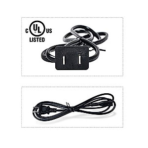 Power Cord Cable for Canon PIXMA MX922 MX490 MX492 MP495 MP560 MX870 MG2420 MG2520 MG2920 MG3620 TS9120 TS3122 TS6120 TR4520 TR7520 TR8520 TR8550 Printer Power Cord Replacement AC Cable