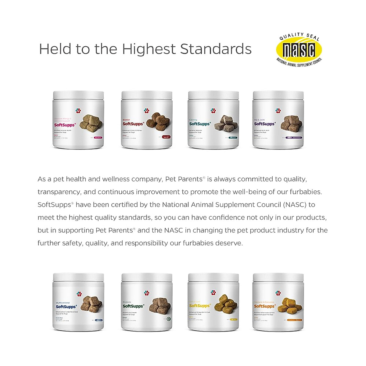 Pet Parents® Multifunctional SoftSupps® Multivitamin for Dogs w/Glucosamine Chondroitin for Dogs, Salmon Oil for Dogs, Probiotics for Dogs - Dog Multivitamin for Dog Immune Support, 90ct Dog Vitamins