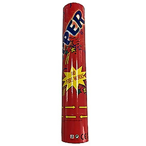 (12 Pack) Large (12 Inch) Confetti Cannons Air Compressed Party Poppers Indoor and Outdoor Safe Perfect For Any Party New Years Eve or Wedding Celebrations Shoot Streamers 10 Foot