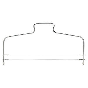 Mrs. Anderson’s Baking Adjustable 2-Wire Layer Cake Cutter and Leveler, Stainless Steel
