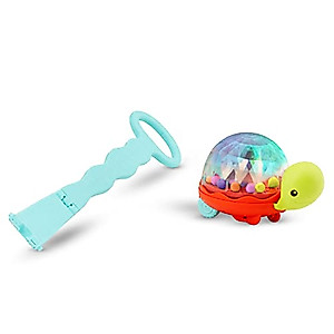 B. Play – Ball Popper & Walker – Push Toy for Baby, Toddler – Light-Up Turtle Toy for Crawling or Walking – Removable Handle – 1 Year + – Walk ‘n’ POP!