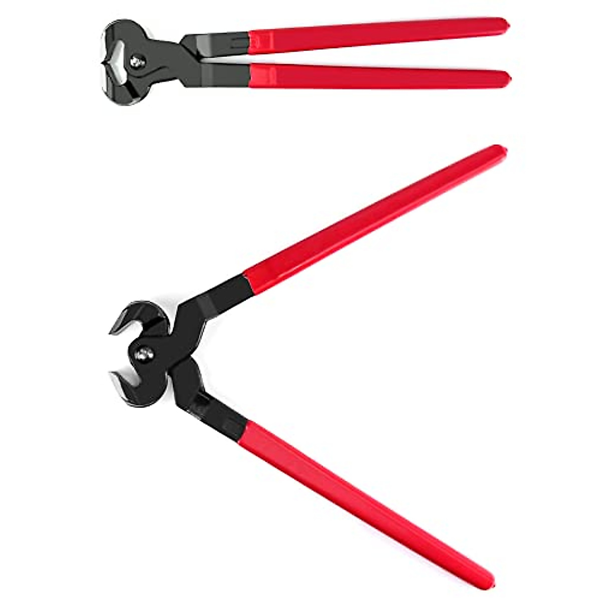 QWORK Hoof Nipper, 14" Heavy Duty Farrier Nippers with Plastic Grip, 1 Pack