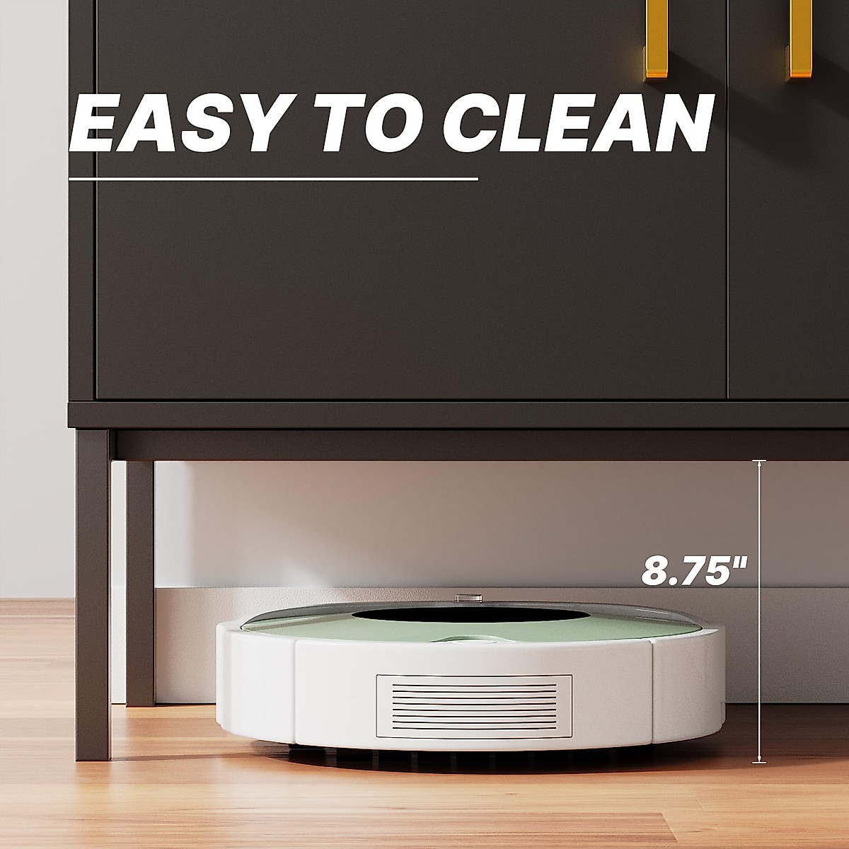 LYNSOM Storage Cabinet with Doors and Shelves, Free Standing Office Cabinet, Modern Wood Buffet Sideboard for Kitchen, Living Room, Bedroom, Hallway, Black