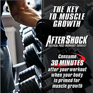 Myogenix Aftershock Post Workout, Unlimited Muscle Growth | Anabolic Whey Protein | Mass Building Carbohydrates | Amino Stack Creatine and Glutamine Plus BCAAs | Fruit Punch 2.64 lbs