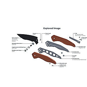 SHIELDON Viper Pocket Knife Black DLC Finish 154CM Steel Blade G10 Handle Nested Liner Lock Folding Knife Qualified as Outdoor Knife (Black Blade)