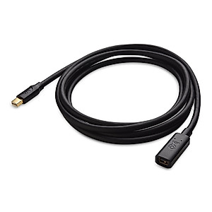 Cable Matters Mini DisplayPort Extension Cable (Mini DP Extension Cable) in Black - 6 Feet