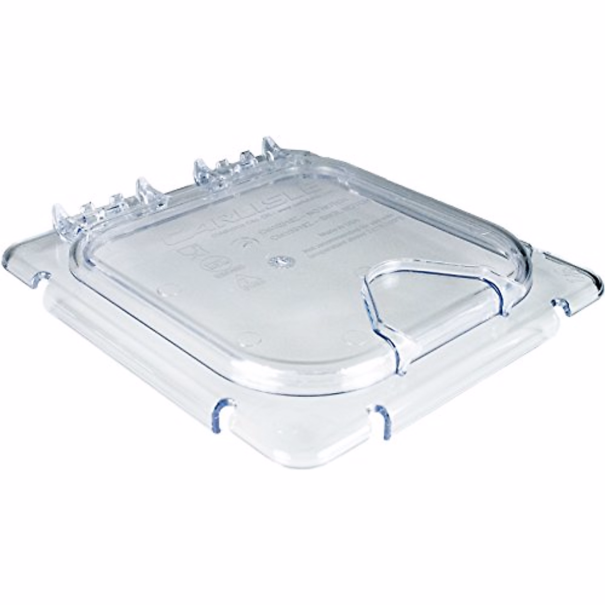 Carlisle FoodService Products CFS CM10318Z07 Coldmaster EZ Access Lid, 1/6 Size, 0.9" Height, 7" Width, 6.5" Length, Polycarbonate (PC), Clear (Pack of 2)