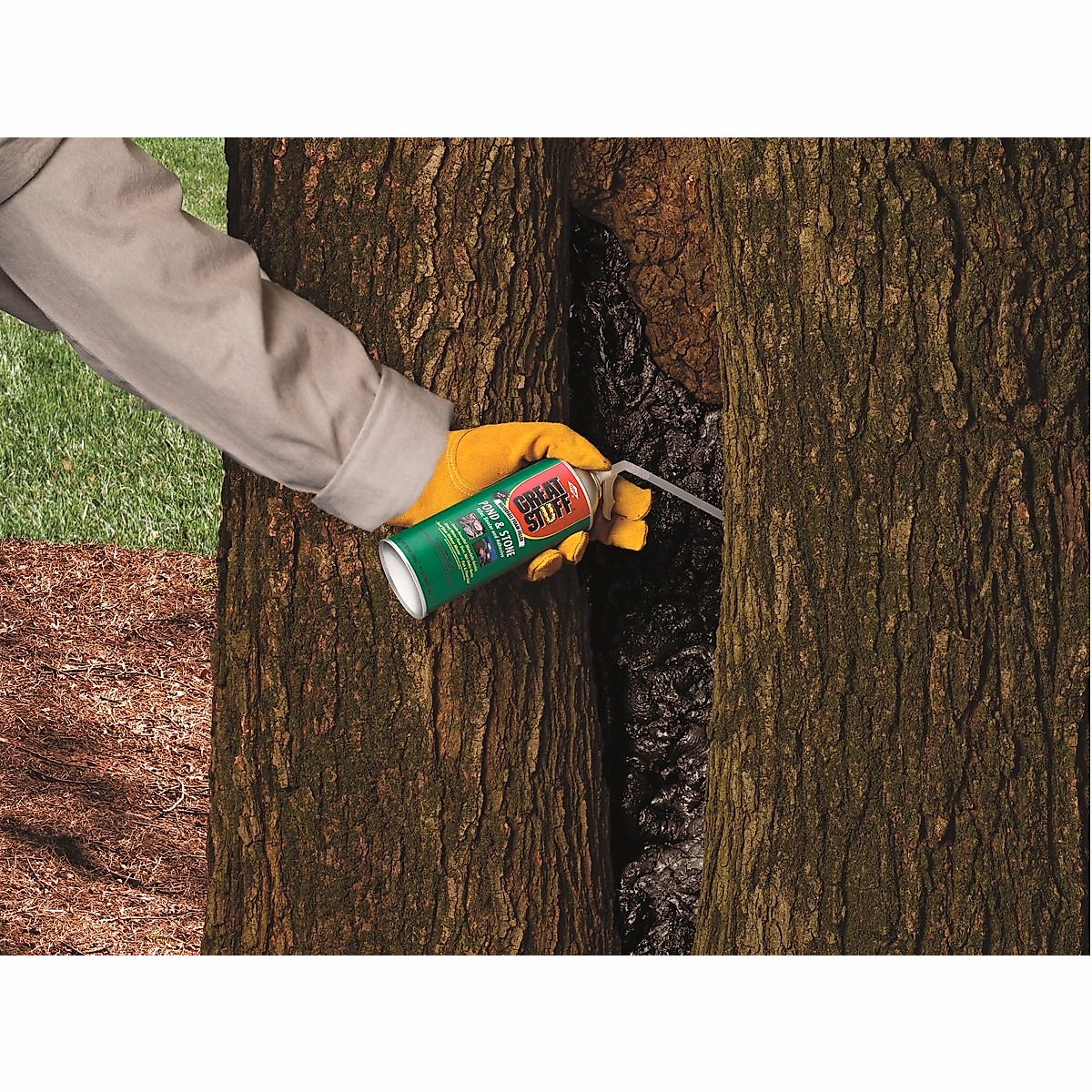 Great Stuff 283064 12OZ GS Pond&Stone Foam Sealant, Each, Black