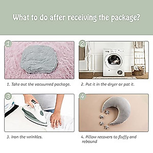 M&G House Newborn Photography Posing Pillow Crescent Moon Pillow Star Pillows Posing Beans Moon Pillow Stars Set Infant Boy Girl Baby Picture Prop(Gray)