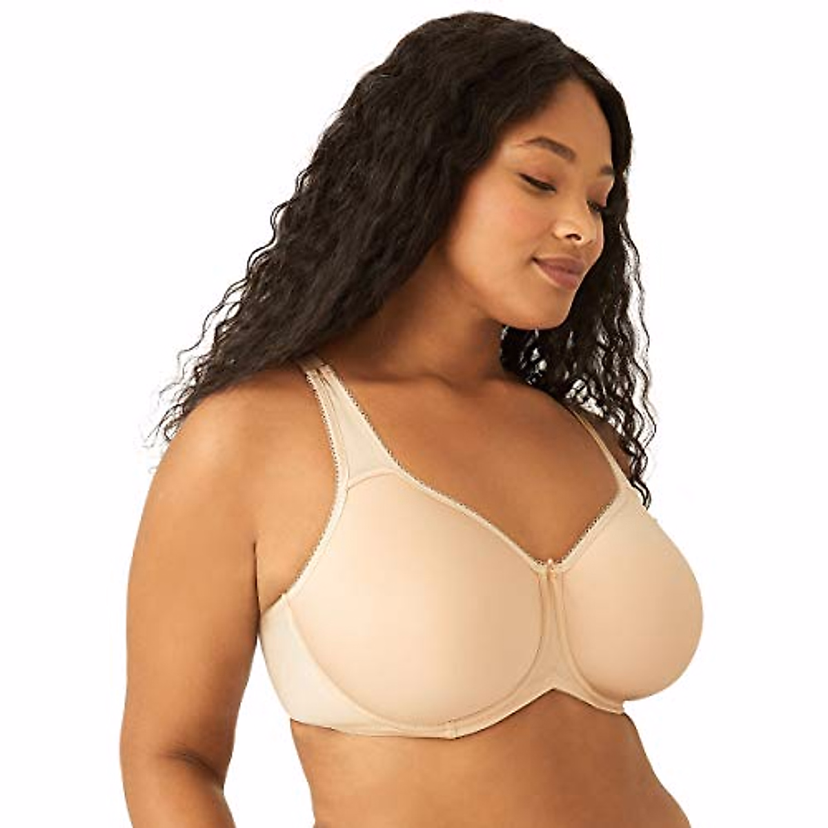 Wacoal womens Basic Beauty Contour T-shirt bras, Sand, 36DDD US