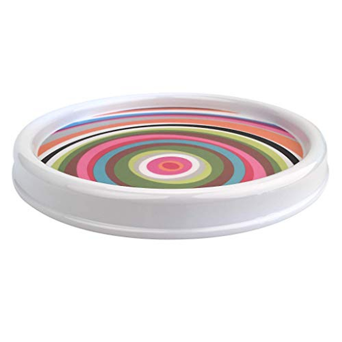 French Bull Lazy Susan Round Rotating Melamine Kitchen Pantry Cabinet Tableware Organizer-Platter, Turntable, Serving, 11-inch, Ring