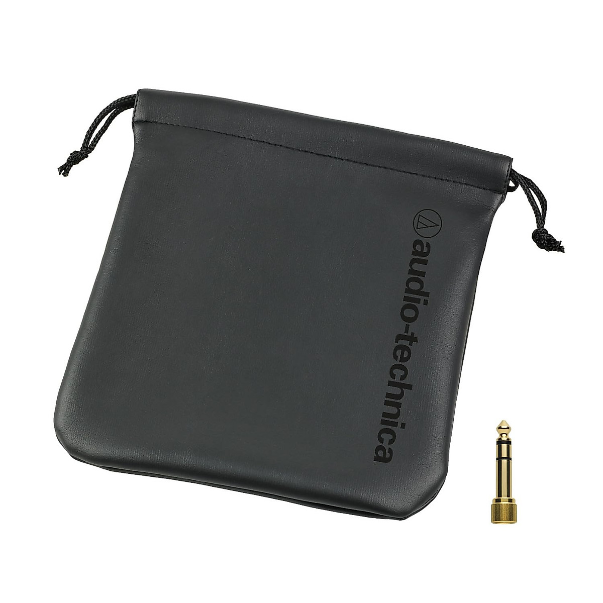 Audio-Technica ATH-M50X Studio Headphones Bundle with Knox Gear Wooden Stand and Protective Case (3 Items)