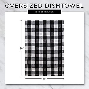 DII French Style Tabletop Kitchen Collection, Dishtowel Set, 18x28, Assorted French Grain, 3 Piece