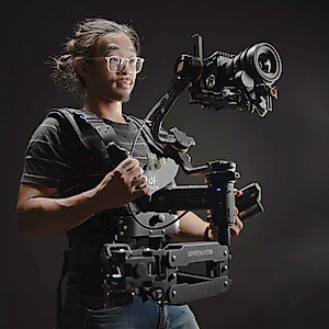 DF DIGITALFOTO Thanos Pro Video Camera Gimbal Support Vest Stabilizer System with Adapter Arm 5.5-26 lbs Compatible with ZHIYUN Crane 3S/FeiyuTech Scorp Pro DJI RS3/RS 3 Pro/RS4 Pro Gimbal