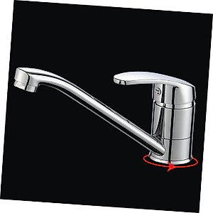 Homoyoyo Water Tap Water Faucet Black Tub Faucet Kitchen Sink Sprayer Faucet Kitchen Sink Faucet Gold Kitchen Faucet Bathtub Faucet Waterfall Faucet Single Hole Accessories