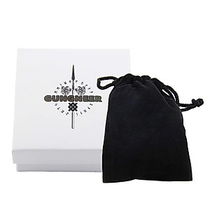 Gungneer Stainless Steel Celtic Knot Bear Paw Ring Viking Berserker Bear Spirit Ring Norse Pagan Protection Jewelry Men Women