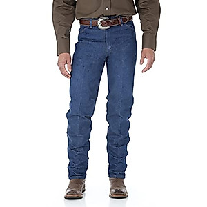 Wrangler Men's 13MWZ Cowboy Cut Original Fit Jean, Rigid Indigo, 34W x 34L