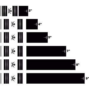 White Water Archery Non-Laminated Skull and Swords Calico Jack Black Flag Traditional Arrow Wraps 15 Pc Choose Length Width (8, 1.4)