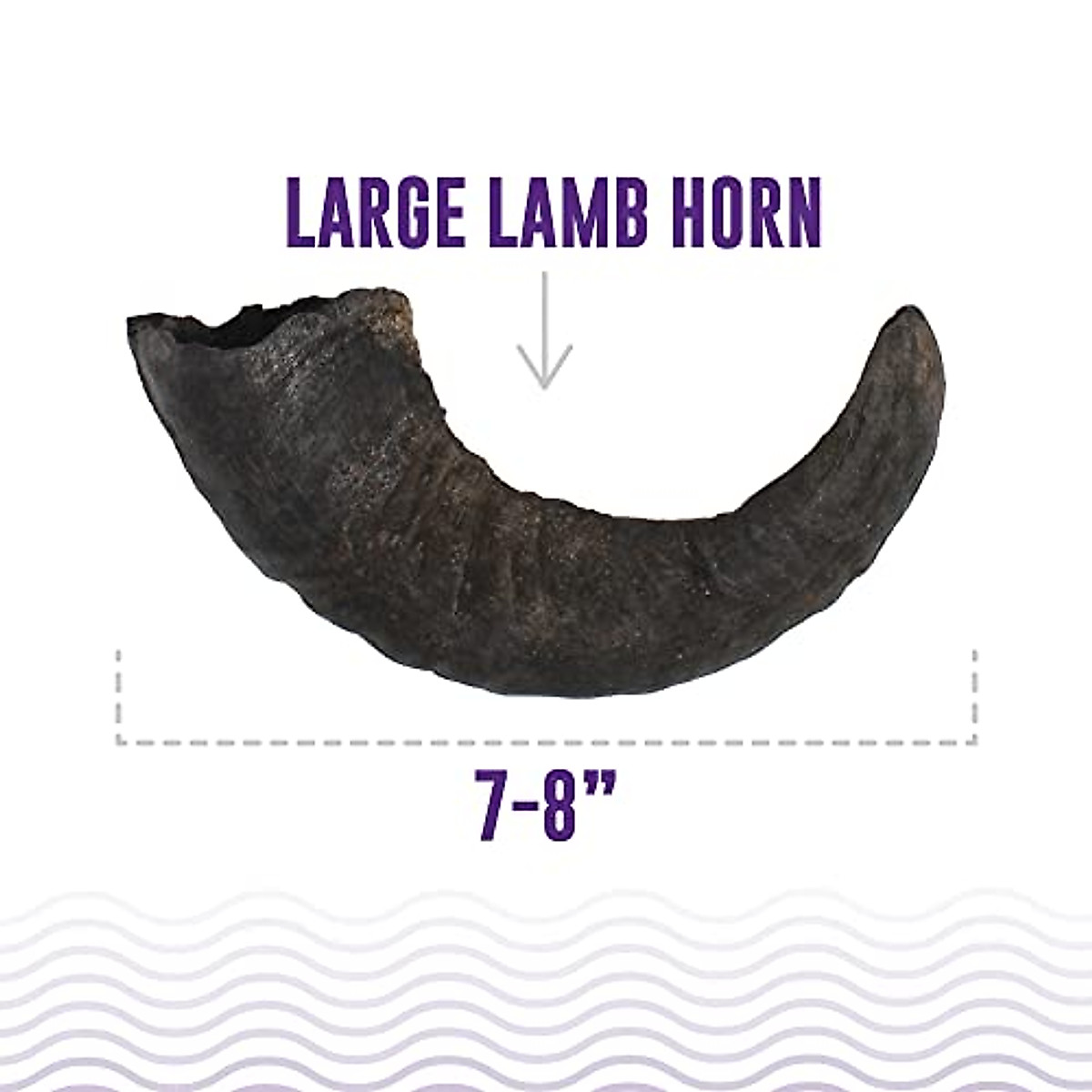 Icelandic+ Plus Large Lamb Horn Dog Chew