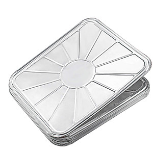 Lawei Set of 30 Disposable Foil Oven Liners - 18.5 x 15.5 Inch Aluminum Foil Liners Oven Drip Pan Tray for Cooking Baking Roasting and Grilling, Keep Your Oven Clean and Healthy