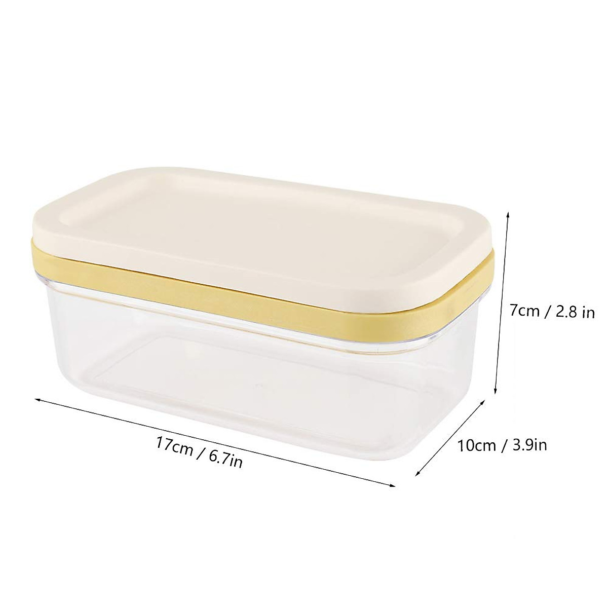 Butter Cutter Box, Butter Cutter Slicer Butter Dish with Lid and Cutter, Plastic Butter Keeper Container Case for Countertop or Fridge