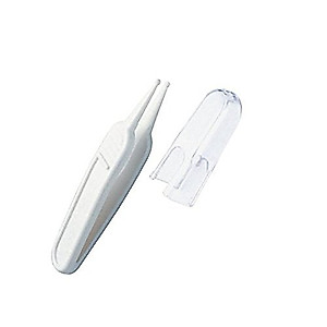 Baby Food Scissors Orange&White Set of 2, JUMUU Versatile Food Cutter for Babies Portable Food Shearer with a Cleaning Tweezers