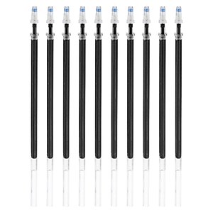PATIKIL 0.5mm Ink Pen Refills Black, 50 Pcs Gel Pen Refills Ballpoint Pen Ink Fine Point for Pens Office Supplies, Black Ink