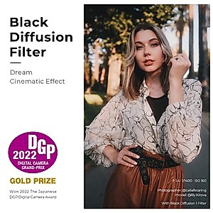 K&F Concept 67mm Black Diffusion 1/2 Filter Mist Cinematic Effect Lens Filter with 28 Multi-Layer Coatings Waterproof/Scratch Resistant for Video/Vlog/Portrait Photography (Nano-X Series)