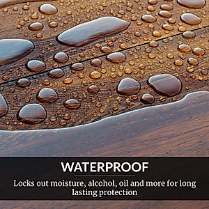 HOPE'S 100% Pure Tung Oil, Food Safe, Premium Waterproof Natural Wood Finish and Sealer for Indoor and Outdoor Projects, 32 Fl Oz, 1 Pack