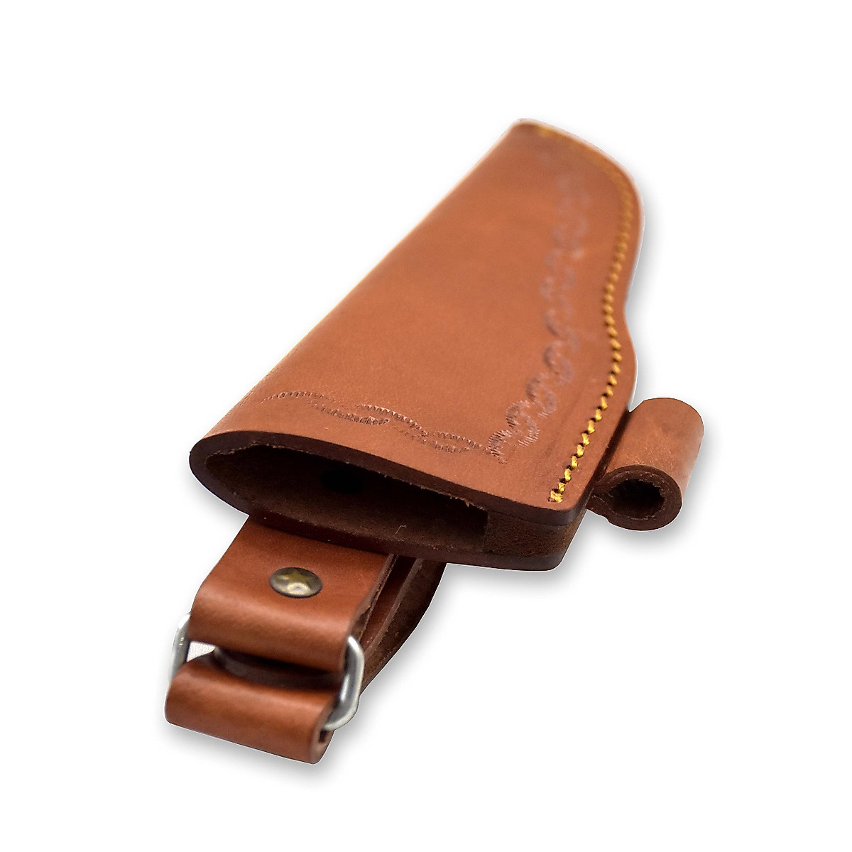 Hercules Knives Custom Leather Sheath Tooled Leather Sheath/Hunting Knife Sheath Universal Leather Knife Sheath Sheath Fit up to 8.0" Blade 100% Real Laether