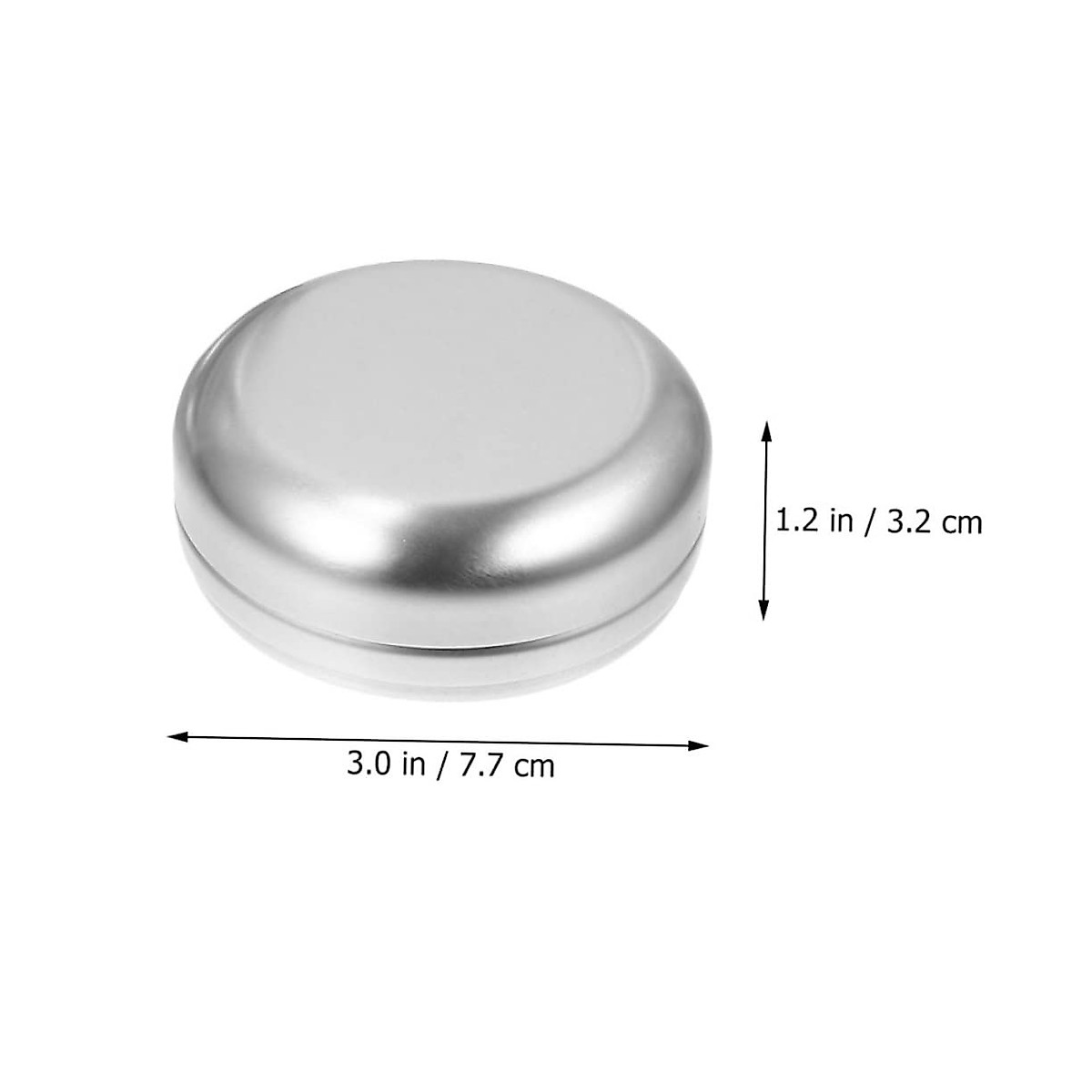 GOOHOCHY 4 Pcs Aluminum Soap Boxes Multi Function Containers for Makeup Earphones and Household Supplies Portable