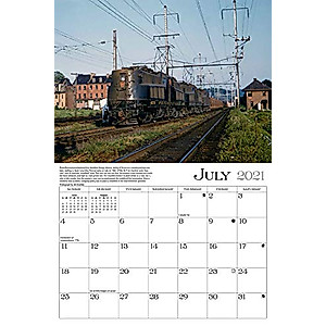 Pennsylvania Railroad Calendar 2021 Wall