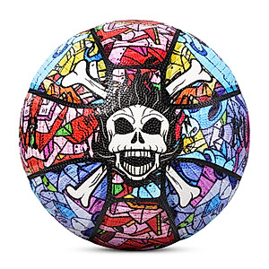 Kuangmi Pirate Street Basketball, Men's Official Size 7 29.5", Made for Outdoor & Indoor Basketball Games