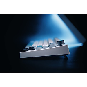 GK GAMAKAY TK75 75% Mechanical Keyboard with Knob Control, Hot Swap RGB Bluetooth 5.0/2.4GHz Wireless/USB-C Wired PBT Cherry Profile Keycaps Gaming Keyboard for Windows Mac (Gateron Red Switch)