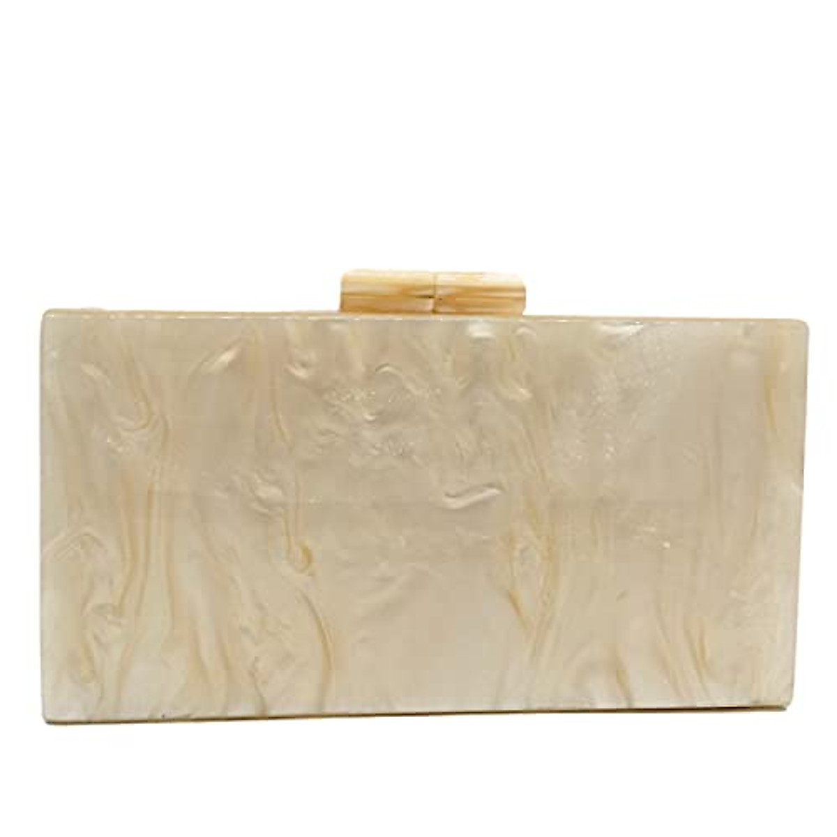 DDQYYSPP Acrylic Evil Eye Purse Women Box Evening Bags and Clutches Chain Shoulder Crossbody Handbag, Beige